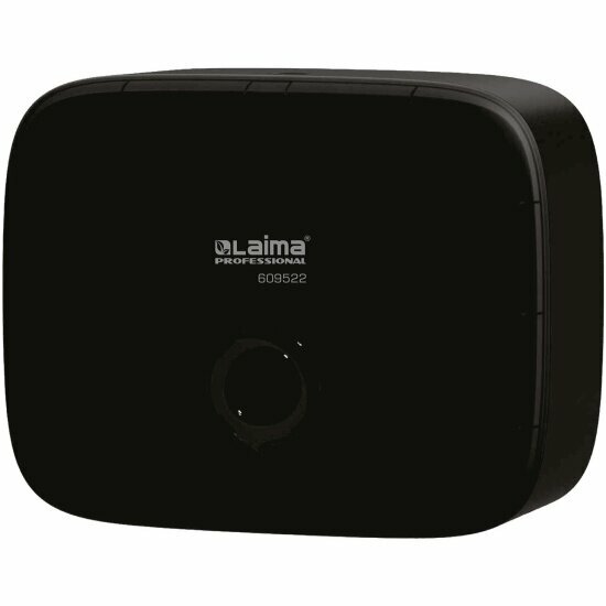 Диспенсер для полотенец Laima PROFESSIONAL PREMIUM BLACK (Система H2), Z-сложения, черный, ABS-пластик, 609522
