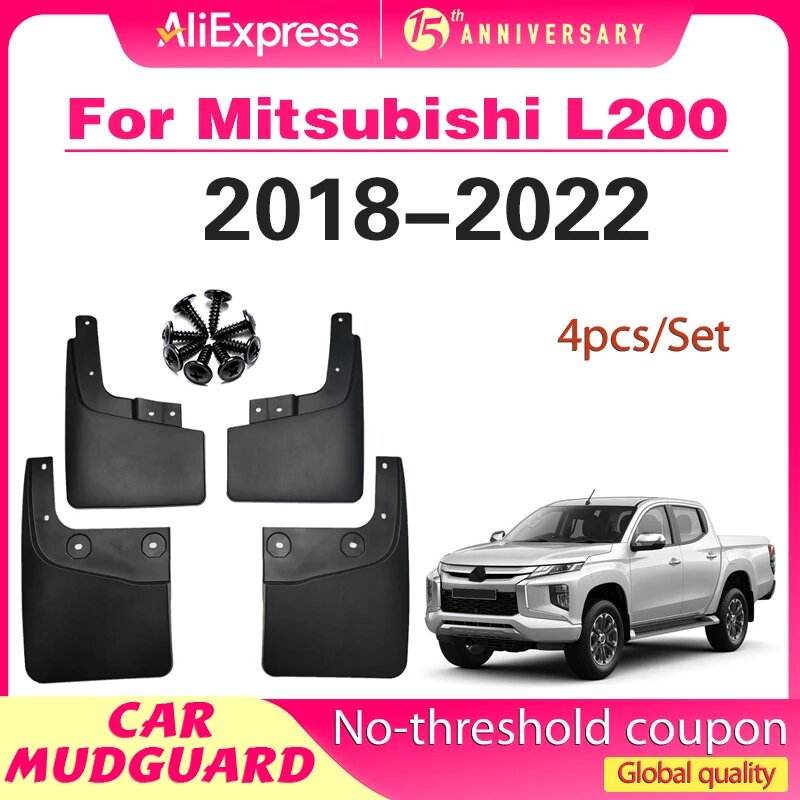 Для Mitsubishi L200/triton/barbarian 2018 2019 2020 2021 202 брызговики на крыло брызговики брызговики автомобиль