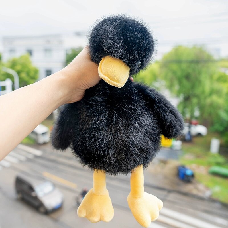 Милая пушистая белая плюшевая игрушка-утка, желтая кукла-утка, подушка для сна, большая подушка-гусь, подарок на каждый