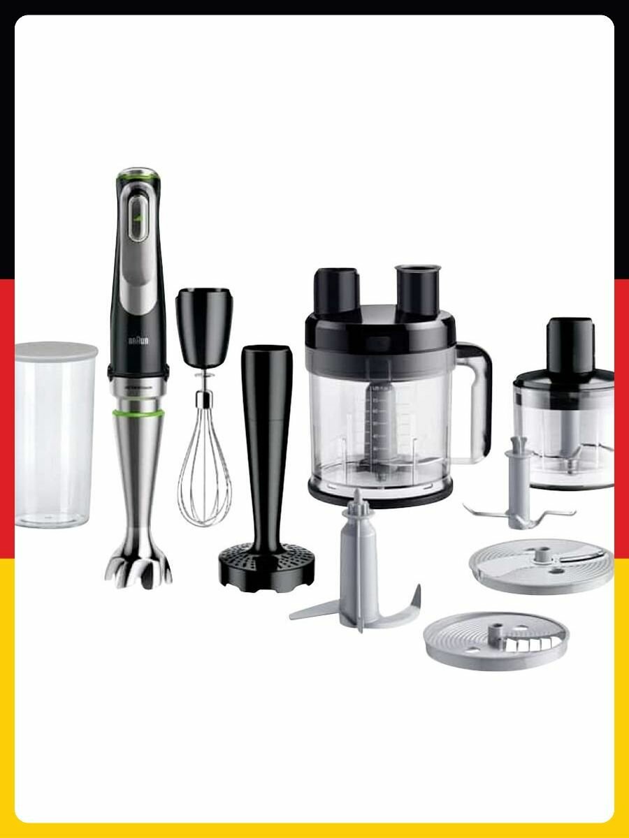 Блендер Braun MQ 9187XLI 1200 Вт Черный