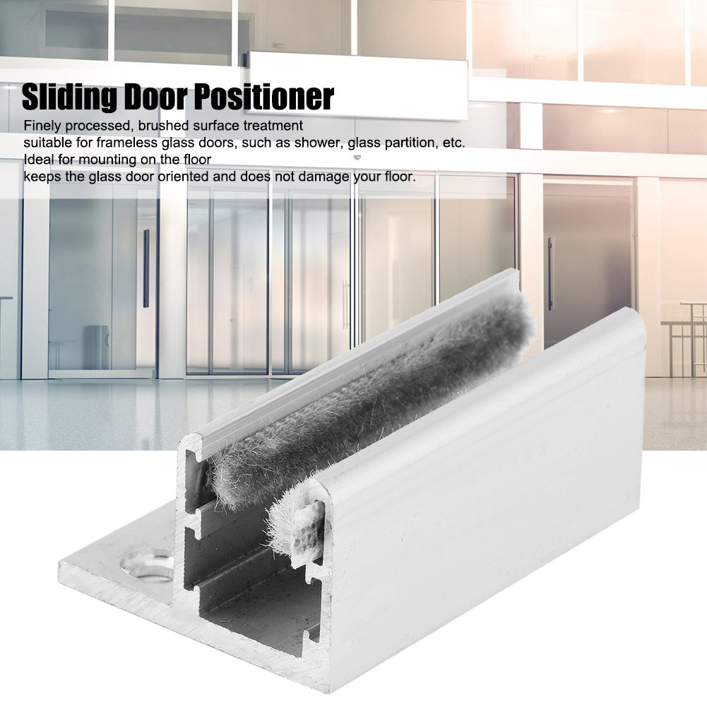 4 шт. дверной напольный роликовый направляющий поворотный стопор, позиционер, регулируемое колесо для автоматической индукционной двери