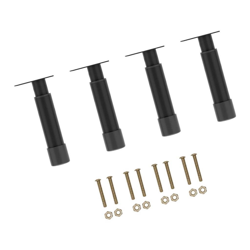 Металлические Опорные Ножки Кровати 4lots Регулируемые Ножки Мебели Бесшумные Протекторы Для Пола