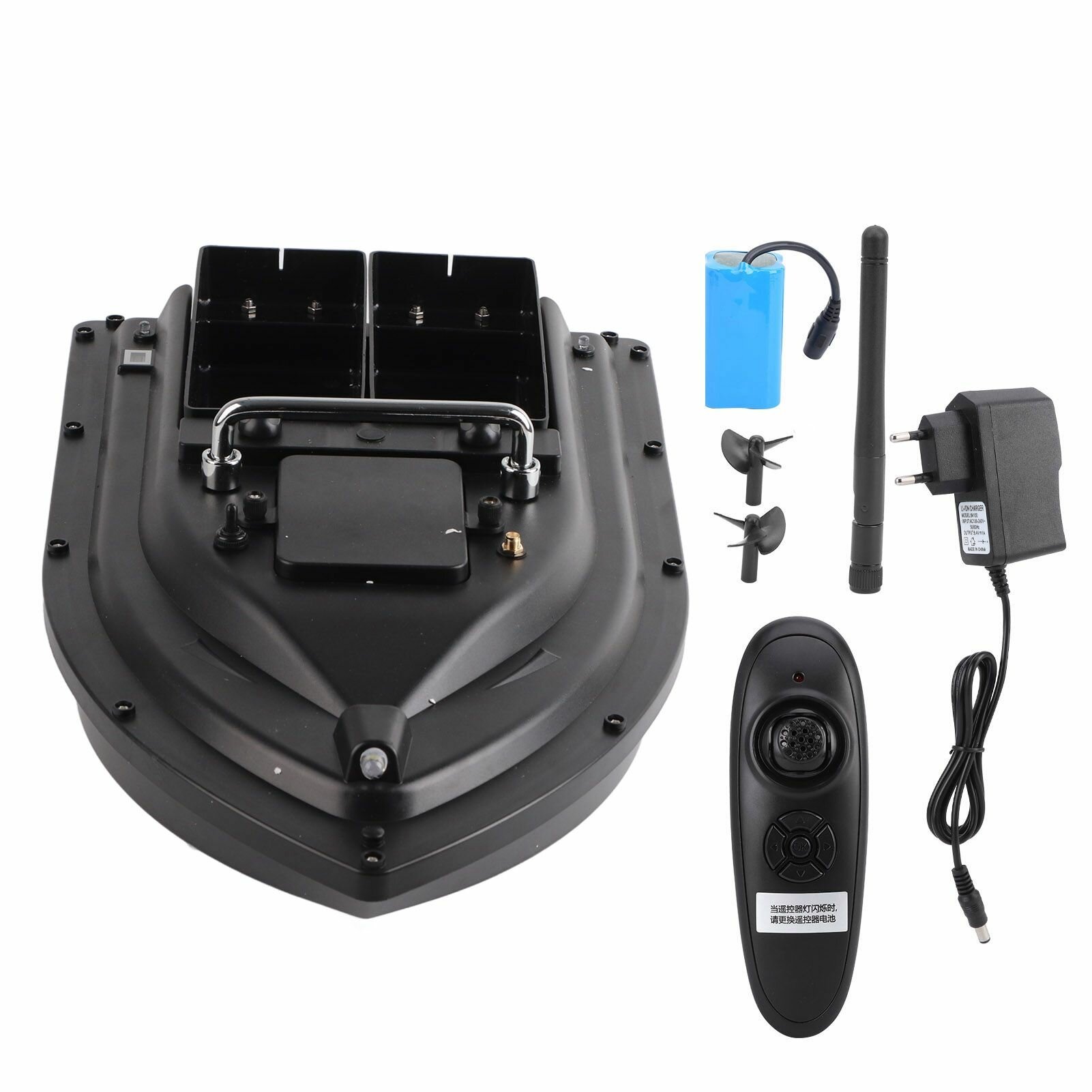 D16C Рыболовная приманка с дистанционным управлением, лодка с двойным двигателем, RC умный эхолот, вилка 100 240VEU