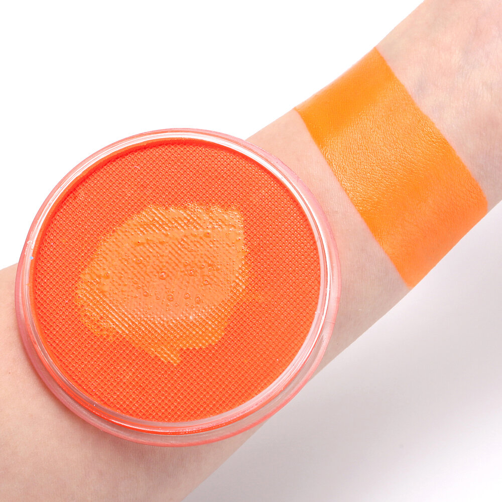 УФ-краска для лица и тела, черная неоновая флуоресцентная светящаяся краска, активируемая водой, пигмент для макияжа, гипоаллергенная, безопасная и нетоксичная краска для лица, легко моется, подходит для детей и взрослых