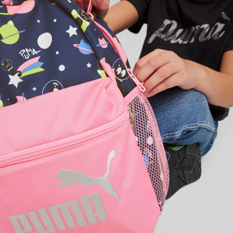 Сумка PUMA, фактура матовая, розовый/синий — фото 1