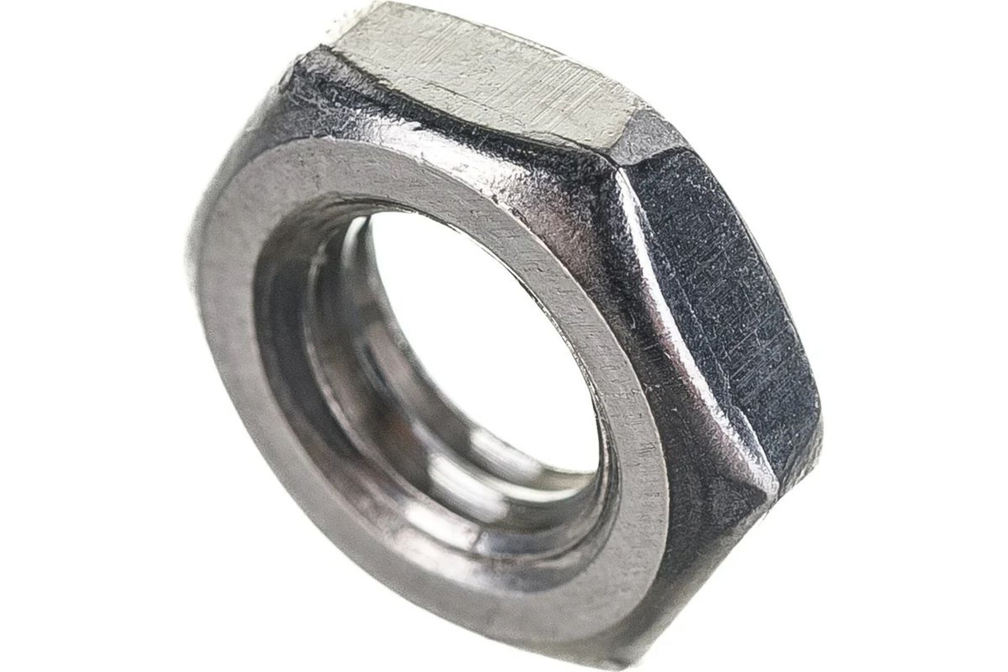 Гайка, шестигранная, низкая, с фаской, M12, DIN 439, А2, 50 шт.