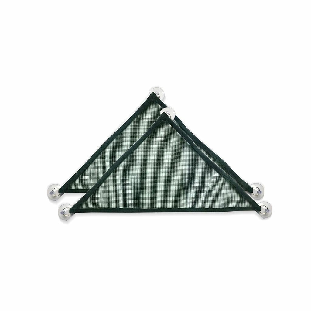 (2 штуки) Гамак для рептилий, сетчатый гамак, игрушечные качели, зеленый-33x33x33 см