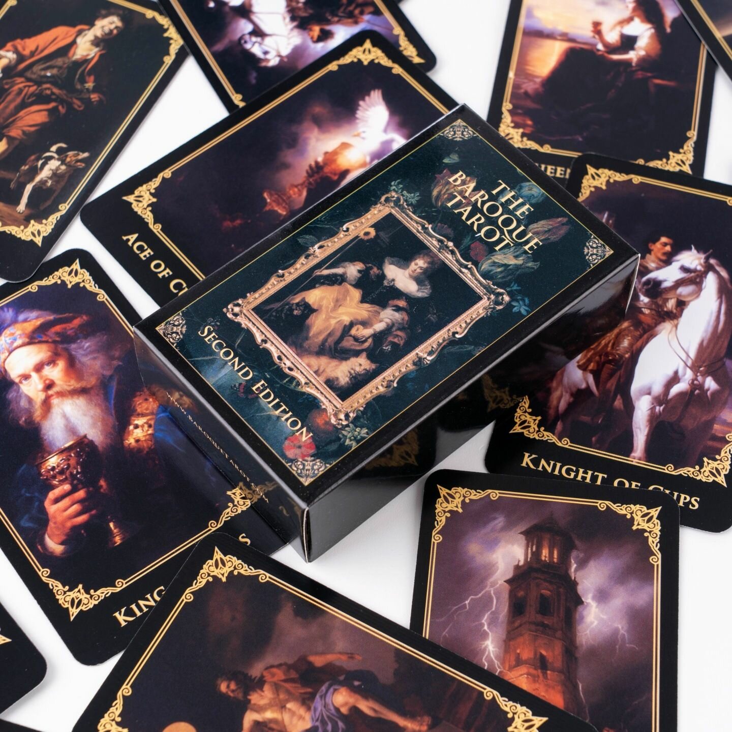 Европейское и американское ретро-барочное таро - the baroque tarot, 79шт
