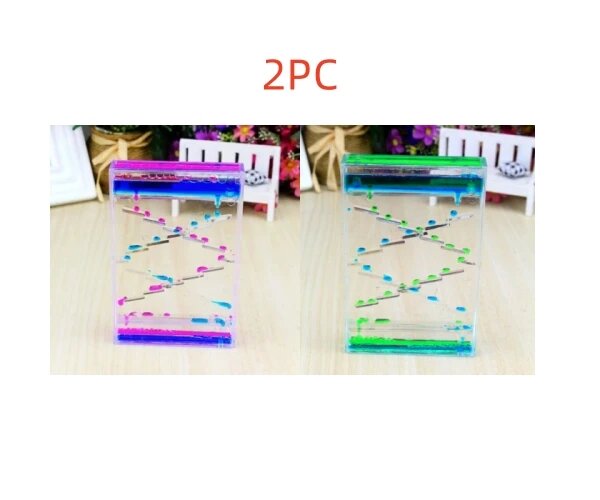 Жидкие песочные часы, 2шт, Цвет: 2PC2
