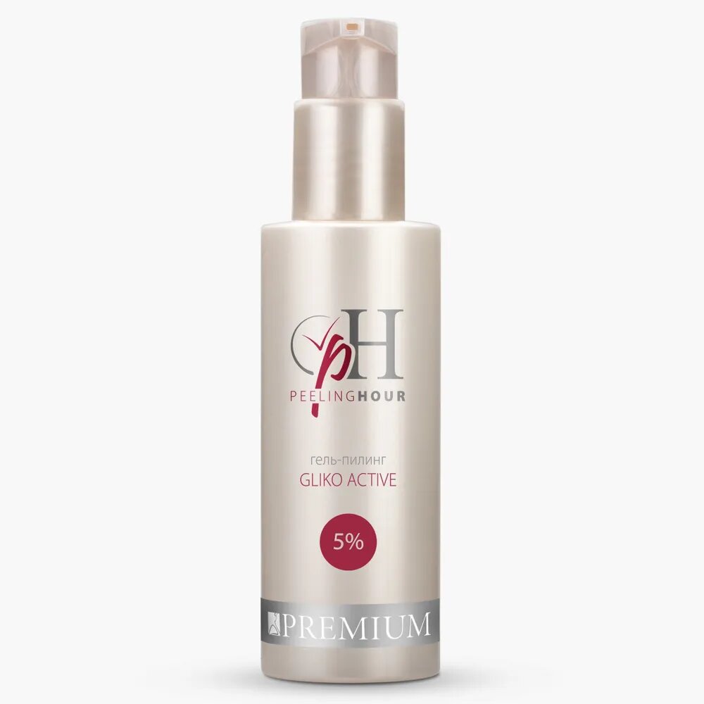Гель-пилинг с гликолевой кислотой Glico Active 5%, 125 мл Премиум / Premium