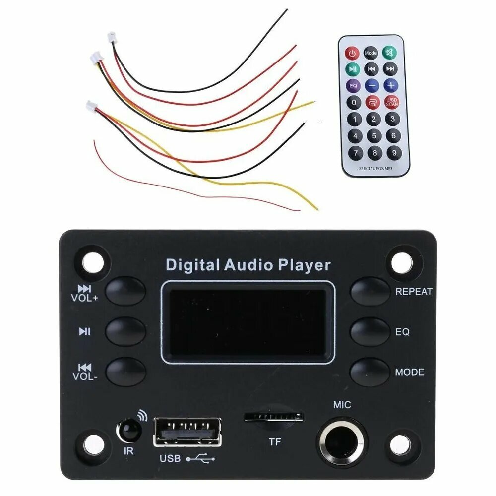 Аксессуар для аудиотехники,5V/12V Bluetooth 5.0 радио MP3 плата для декодирования аудио автомобильный динамик