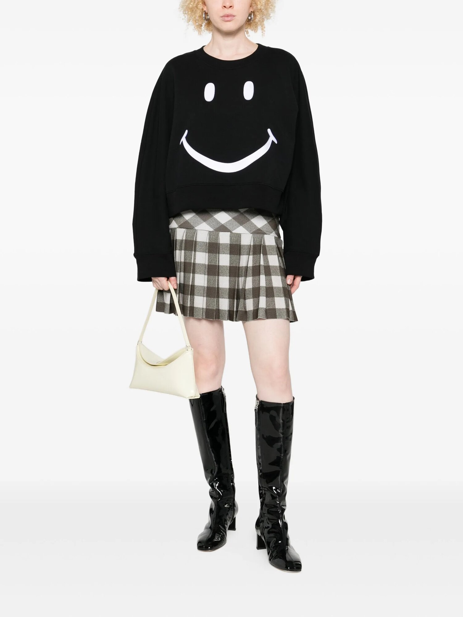 Толстовка MOSCHINO, размер 40, , black/black — фото 1