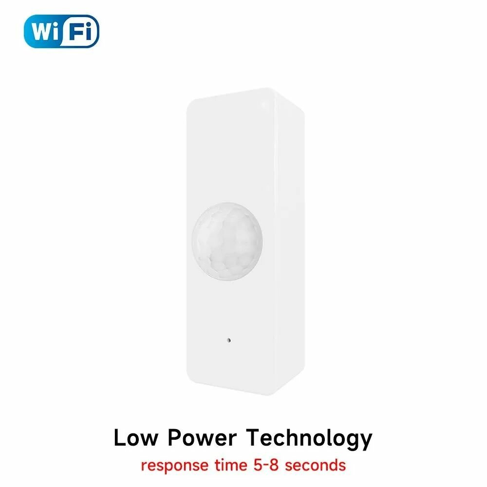 Датчик движения Tuya WiFi, беспроводной инфракрасный детектор движения с датчиком присутствия, используемый для включения защитных штор "умного дома"
