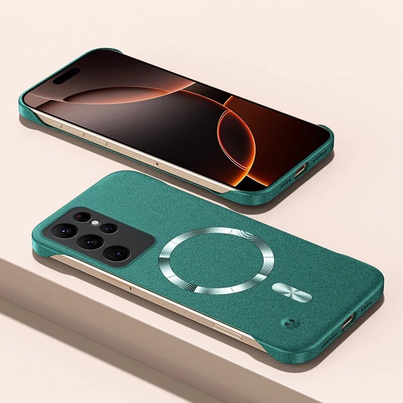 Зеленый магнитный чехол Samsung Galaxy Note10+ 5G