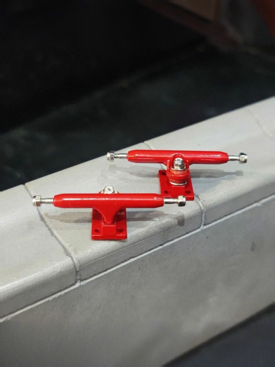 Траки для фингерборда MSS Pro PC new 34 мм красные