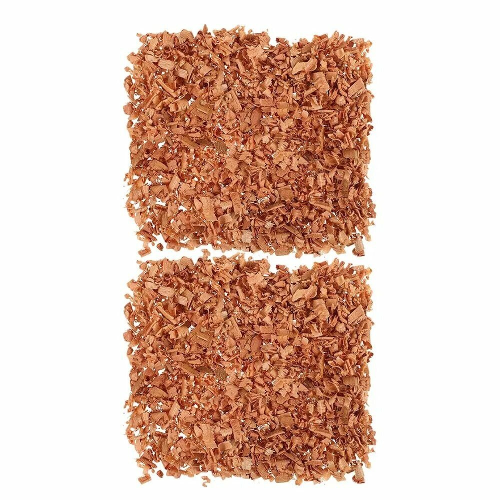 Щепки из натурального кедра кофейного цвета для оформления и ароматизации, 2 пакета
