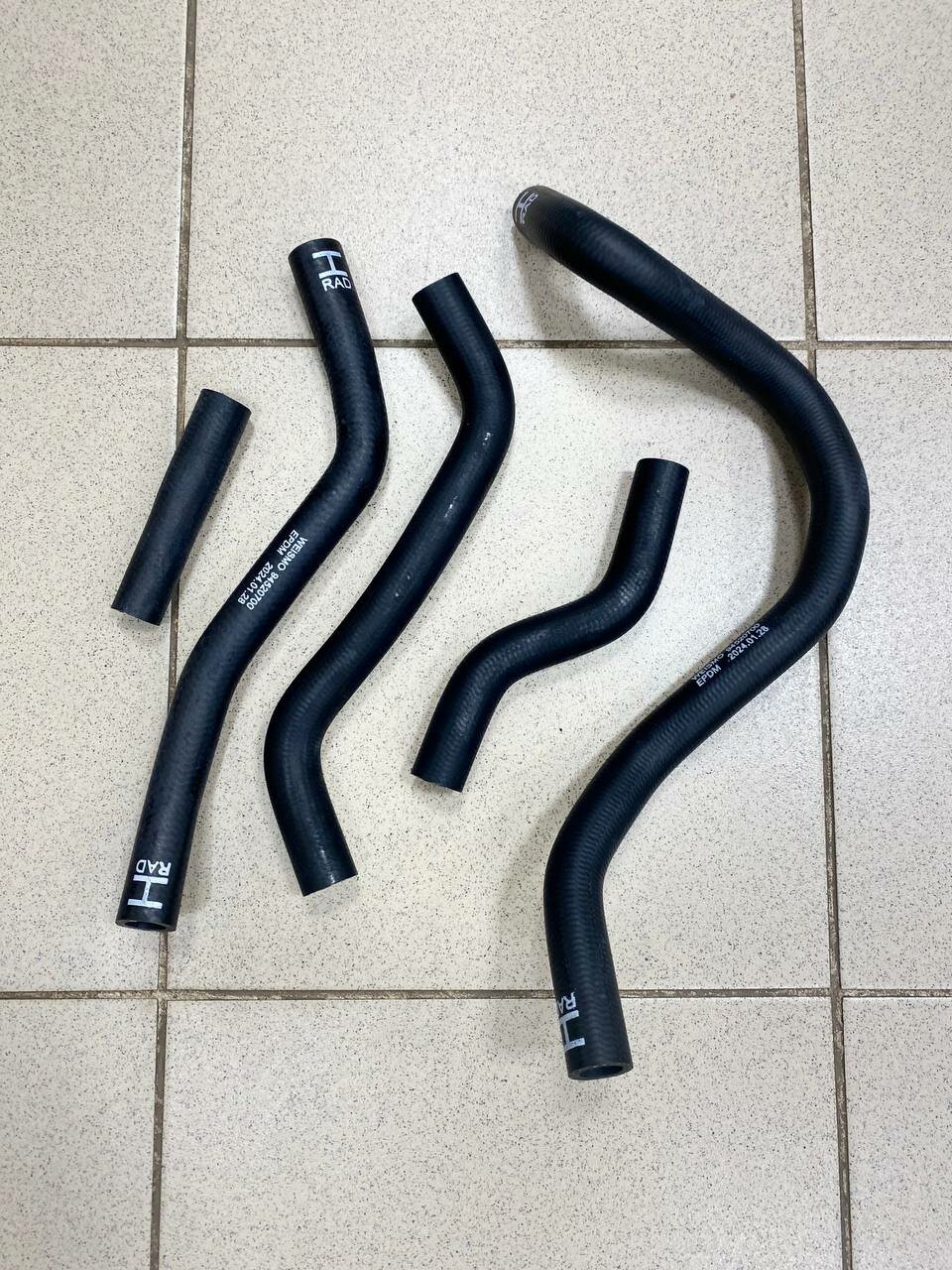 Патрубок отопителя для Ravon Nexia R3, комплект 5 шт, GM 94520700