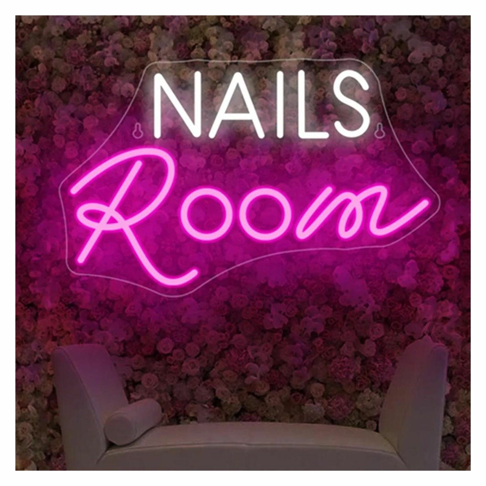 Неоновые Лампы Для Маникюрного Зала С Питанием От USB 42X26см