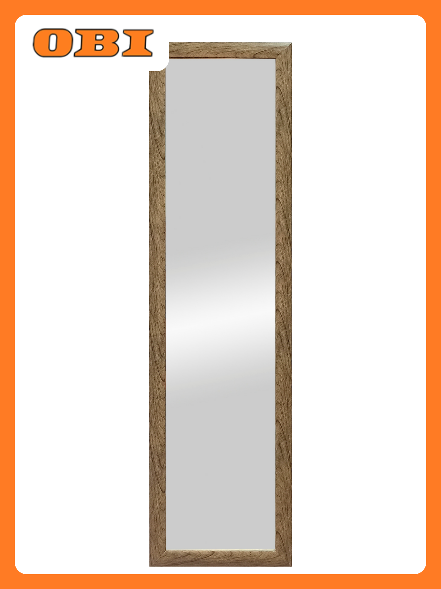 Зеркало "Вуд" 300х1100 дуб