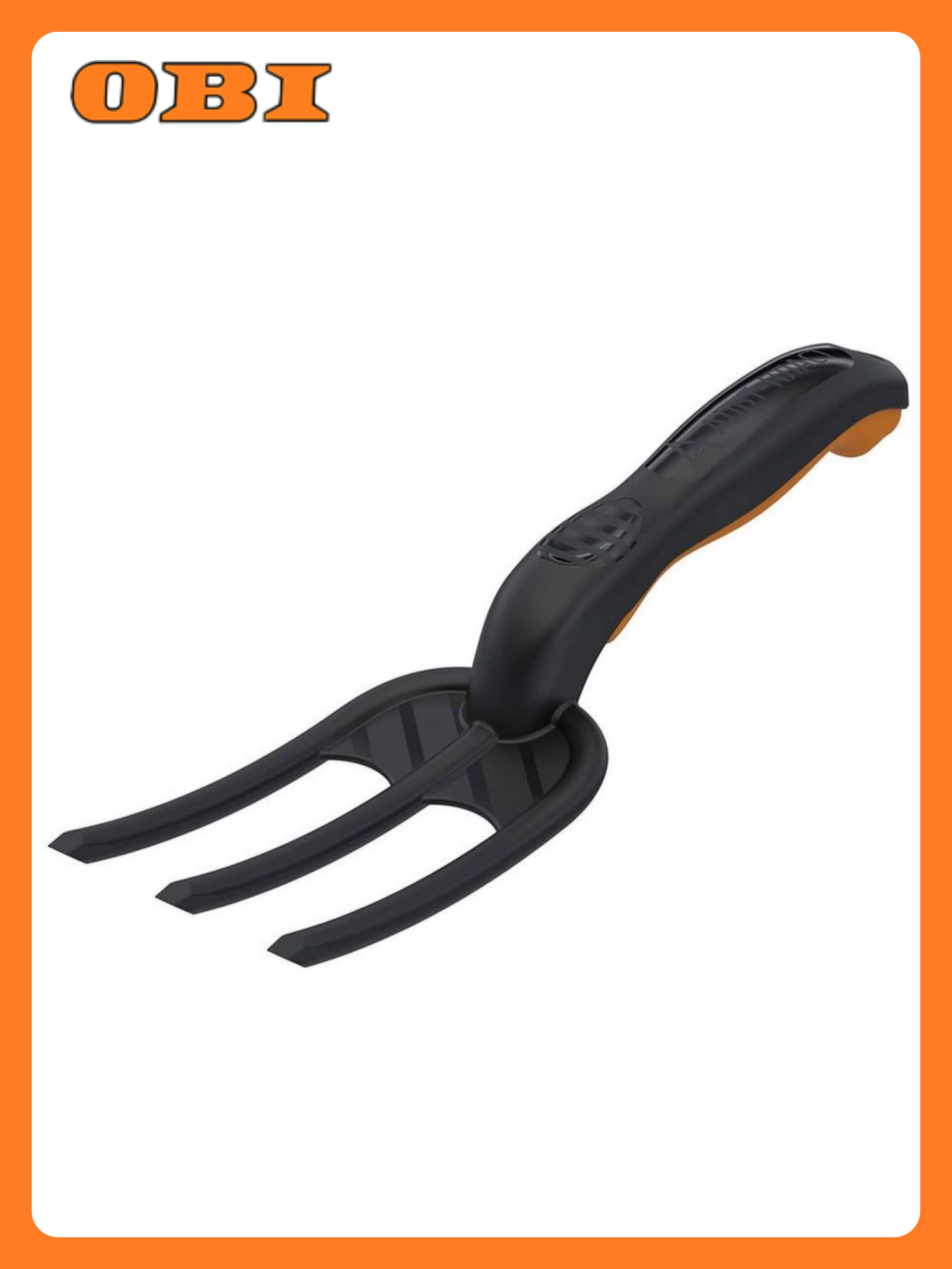 Вилка садовая Альт-Пласт ДС.071756, пластик, 3 зубца, черная, 29.5х7.3х4 см