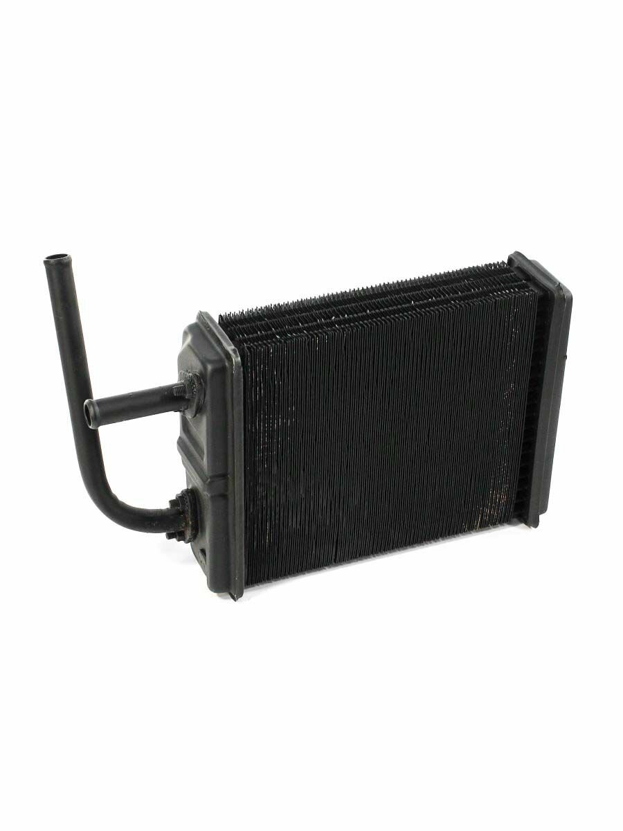 Радиатор отопителя для а/м Ваз 2101 - 2107 старого образца (узкий) медь, 2-х рядный в сборе, (с штуцерами)