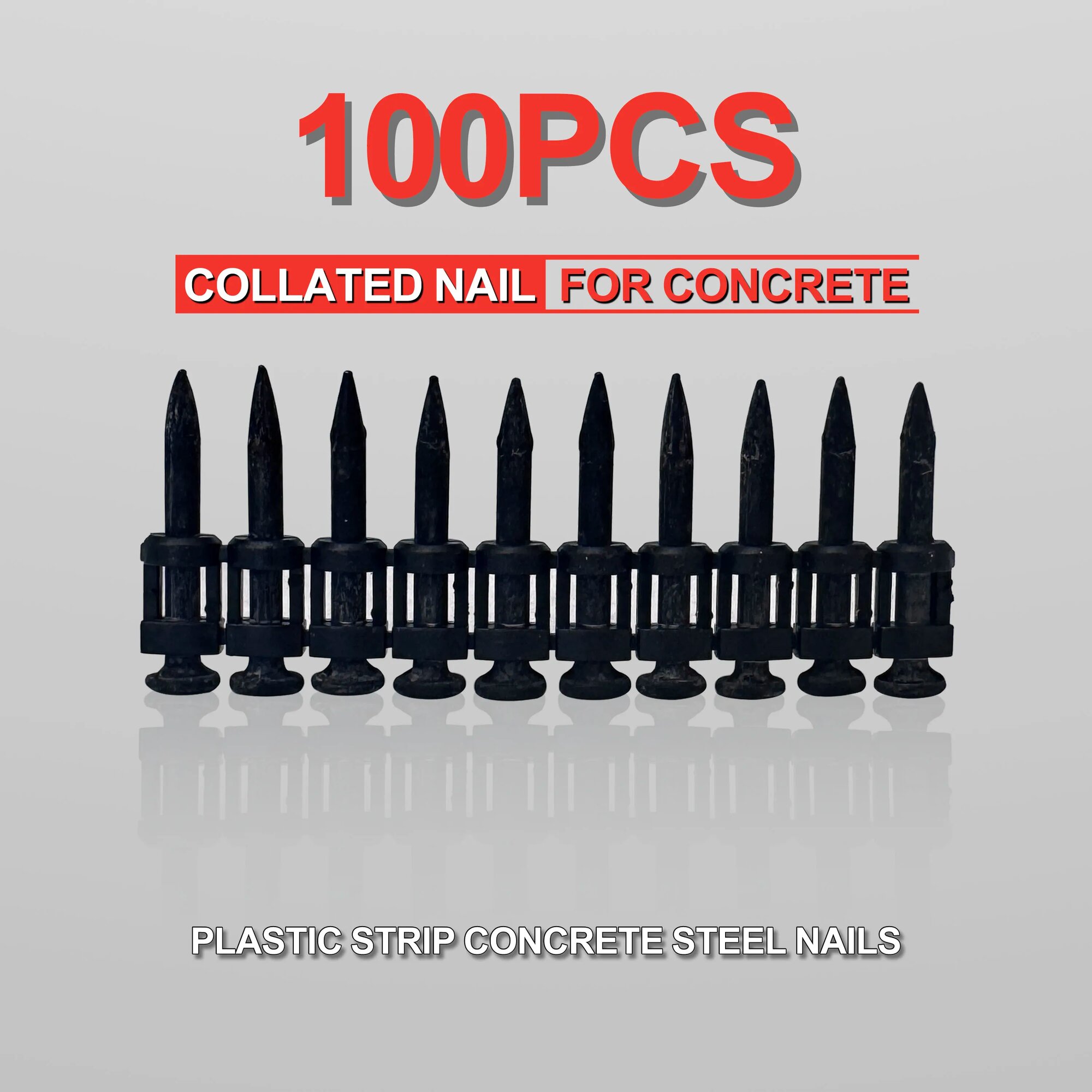 NailTask пластиковые бетонные гвозди 100 шт. 27mm