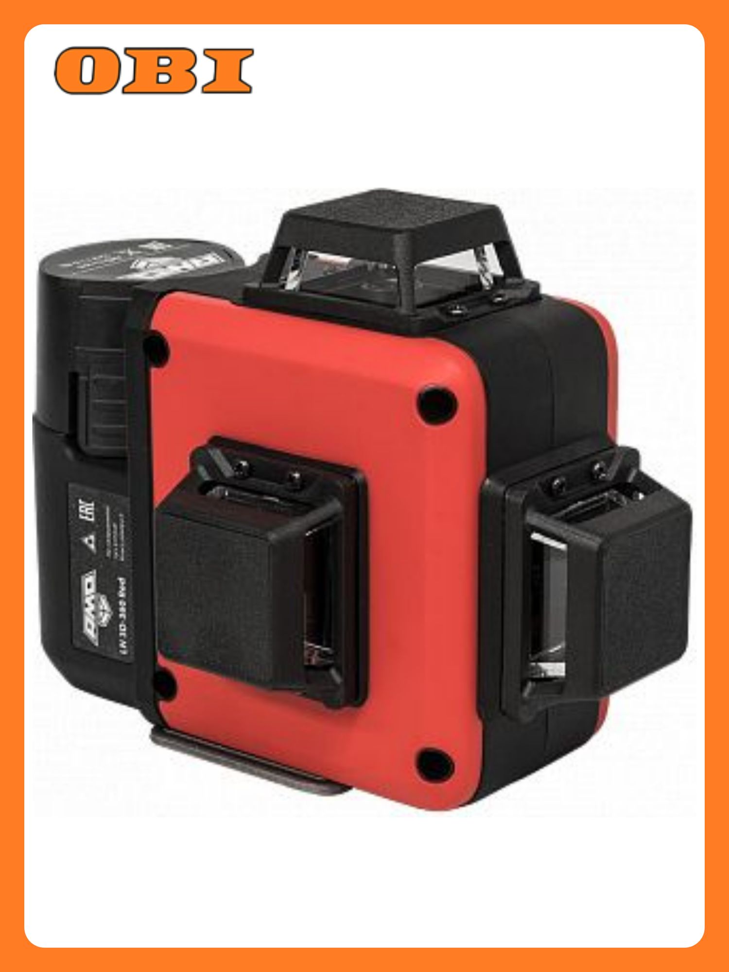 Лазерный нивелир AMO LN 3D-360 Red, точность ±0,2 мм/м, дальность 20м