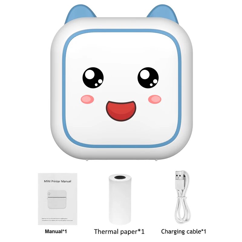 RongFast C19 MINI Print Термопринтер Белый, C26 BLUE