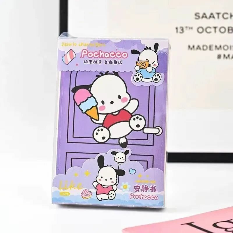 Бумажный домик / книга-дом Синнаморолл наклейки. 10 страниц. Размеры 15х10 см. Цвет разноцветный.