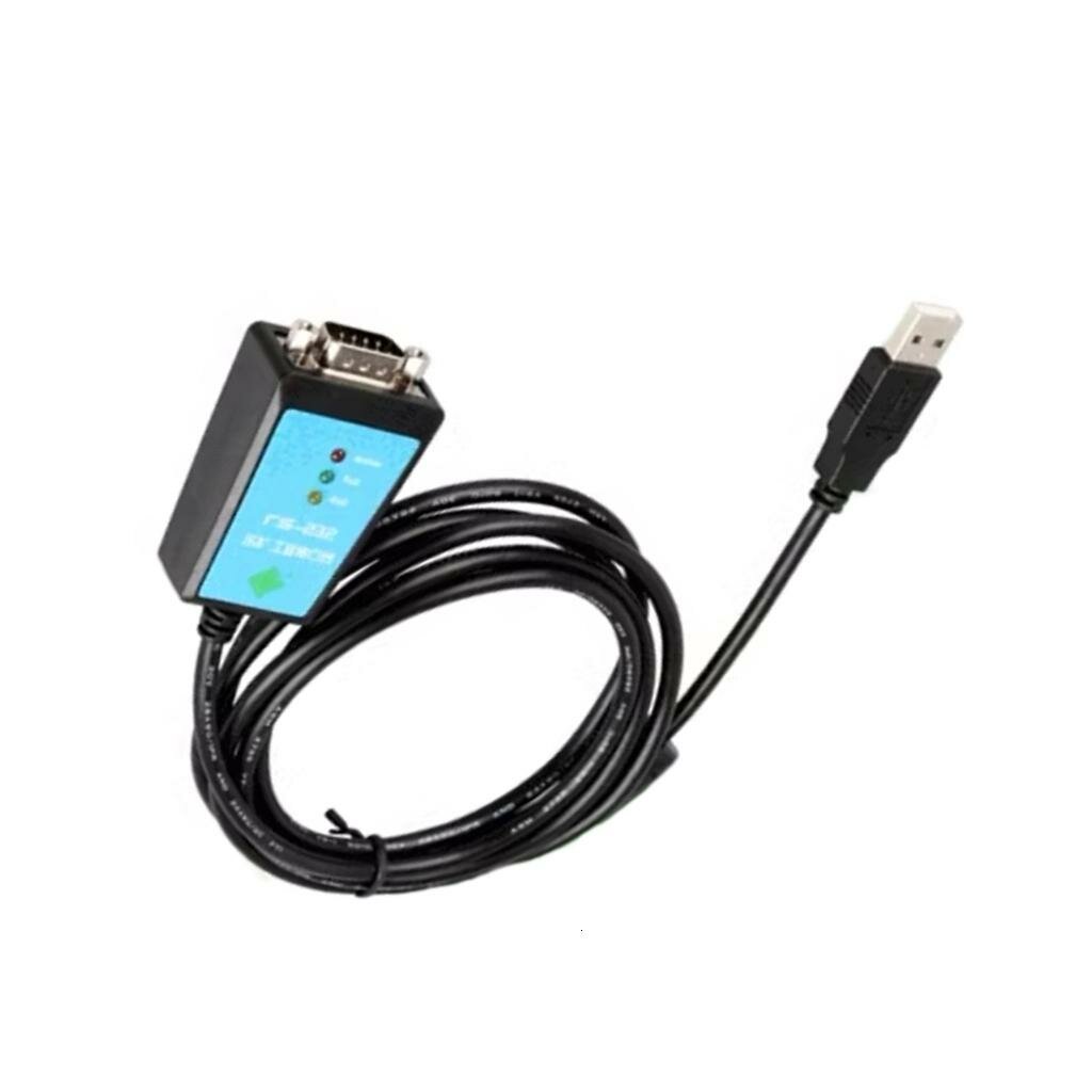 USB2.0 на RS232 DB9 COM конвертер с индикацией, 1,8 М с магнитным r