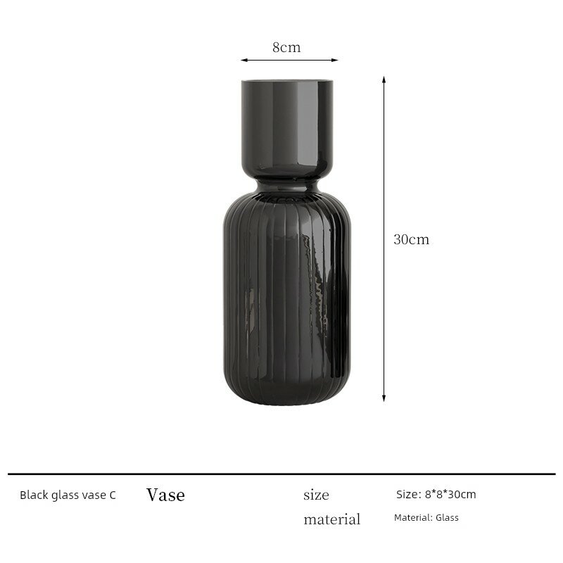 Итальянская ваза в стиле лайт-люкс для столешницы, элитное украшение для обеденного стола, современный декор для дома,