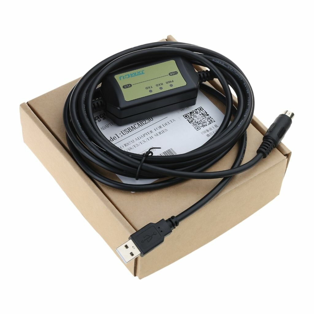 Кабель для программирования PLC USB-DVP Delta