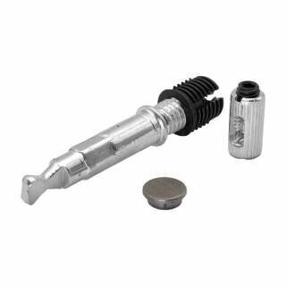 Коническая стяжка J11, диаметр 5 мм (стяжка, шток, заглушка черный никель). (10 шт). JINIO