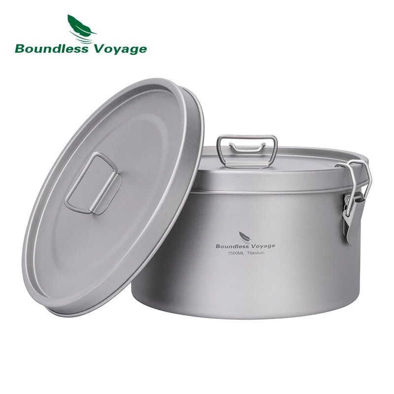 Контейнер для еды Boundless Voyage из титана Ti2086C-L-1.5L
