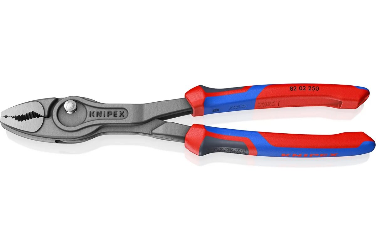 Клещи KNIPEX с фронтальным и боковым захватами, зев 5-27 мм, длина 250 мм, 3К ручки, SB TwinGrip
