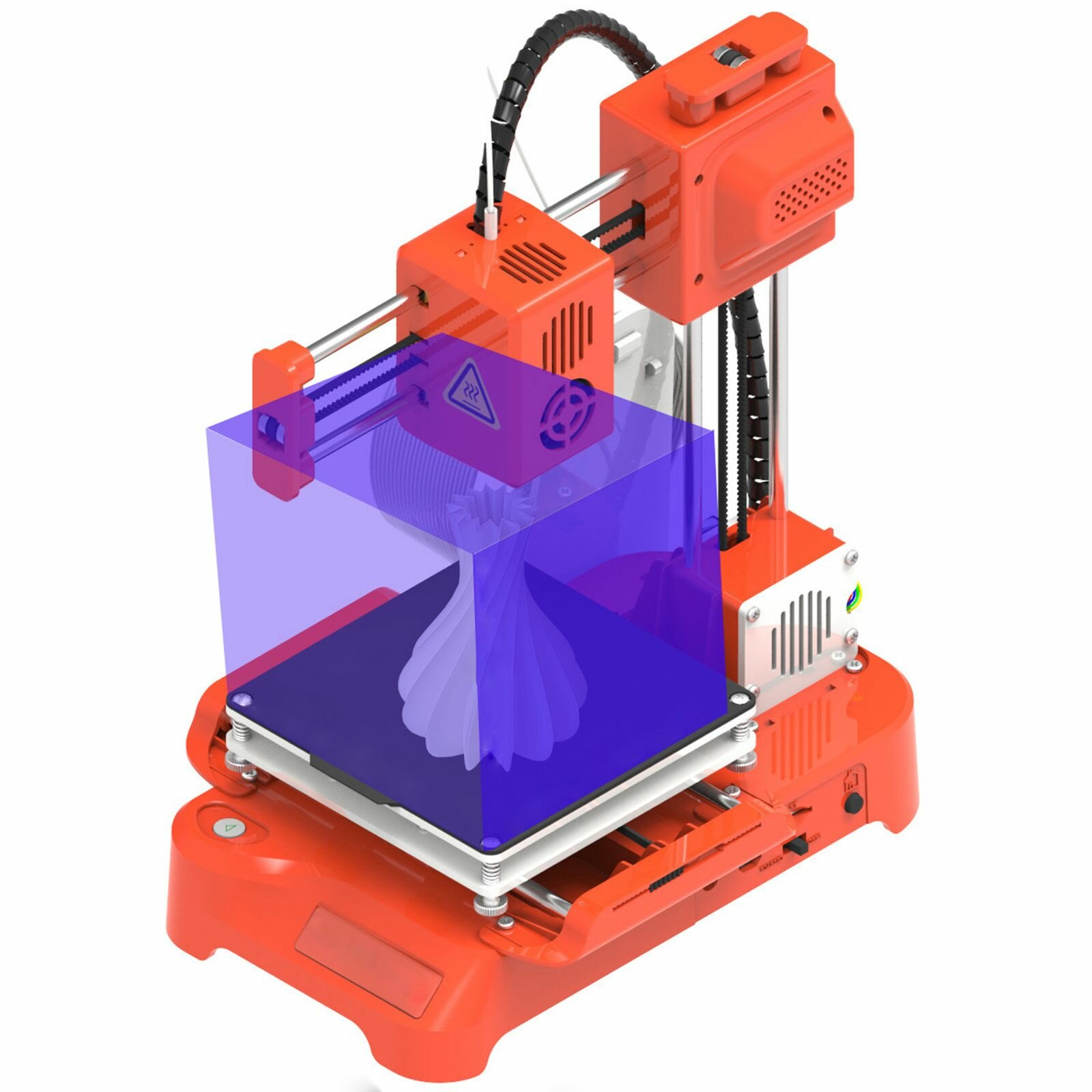 Портативный 3D -принтер с быстрым отоплением отлично подходит для детских любителей Plafilaments