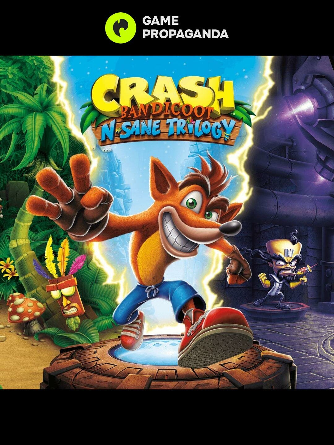 Игра Crash Bandicoot N. Sane Trilogy PS4. Турция. Цифровая версия