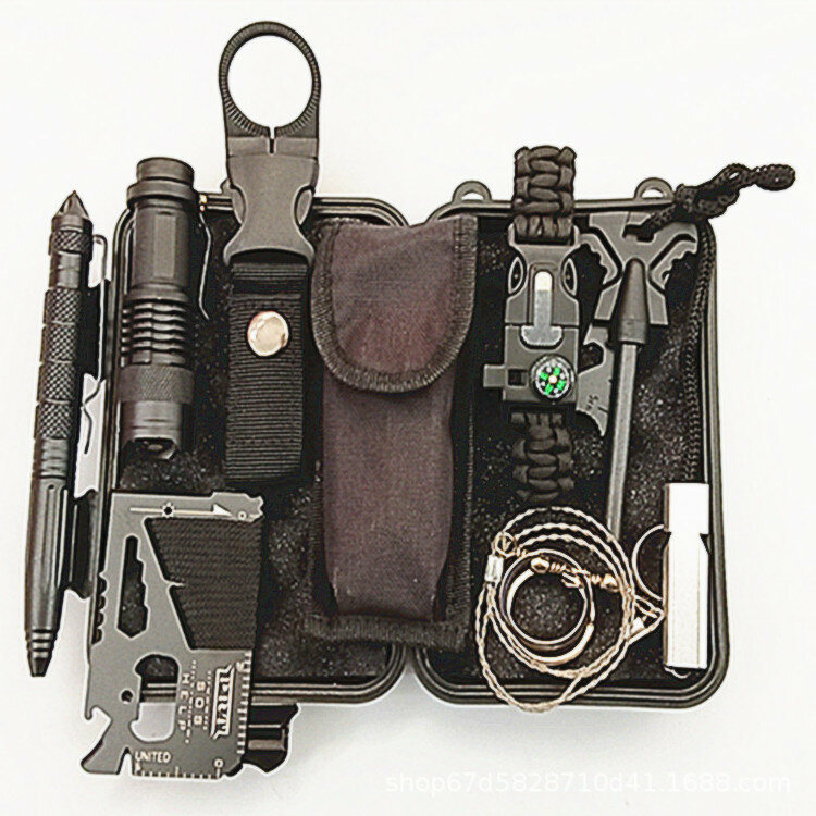 Набор инструментов для выживания на природе, многофункциональное оборудование для первой помощи, набор браслетов для выживания, приключенческие принадлежности