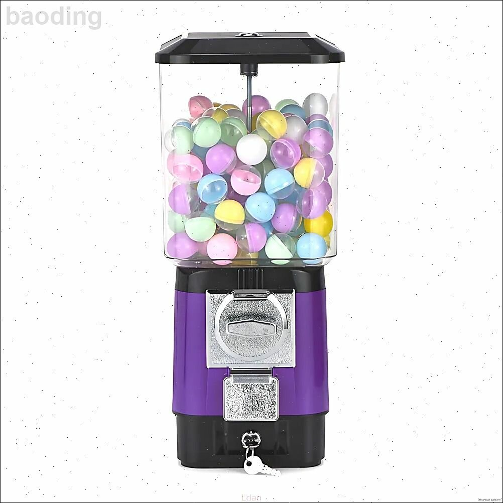 Вендинговый автомат для жвачек, попрыгунчиков, игрушек в капсулах и конфет/Опционально с монетным приводом/Механический торговый вендинговый аппарат KIDS'TOP