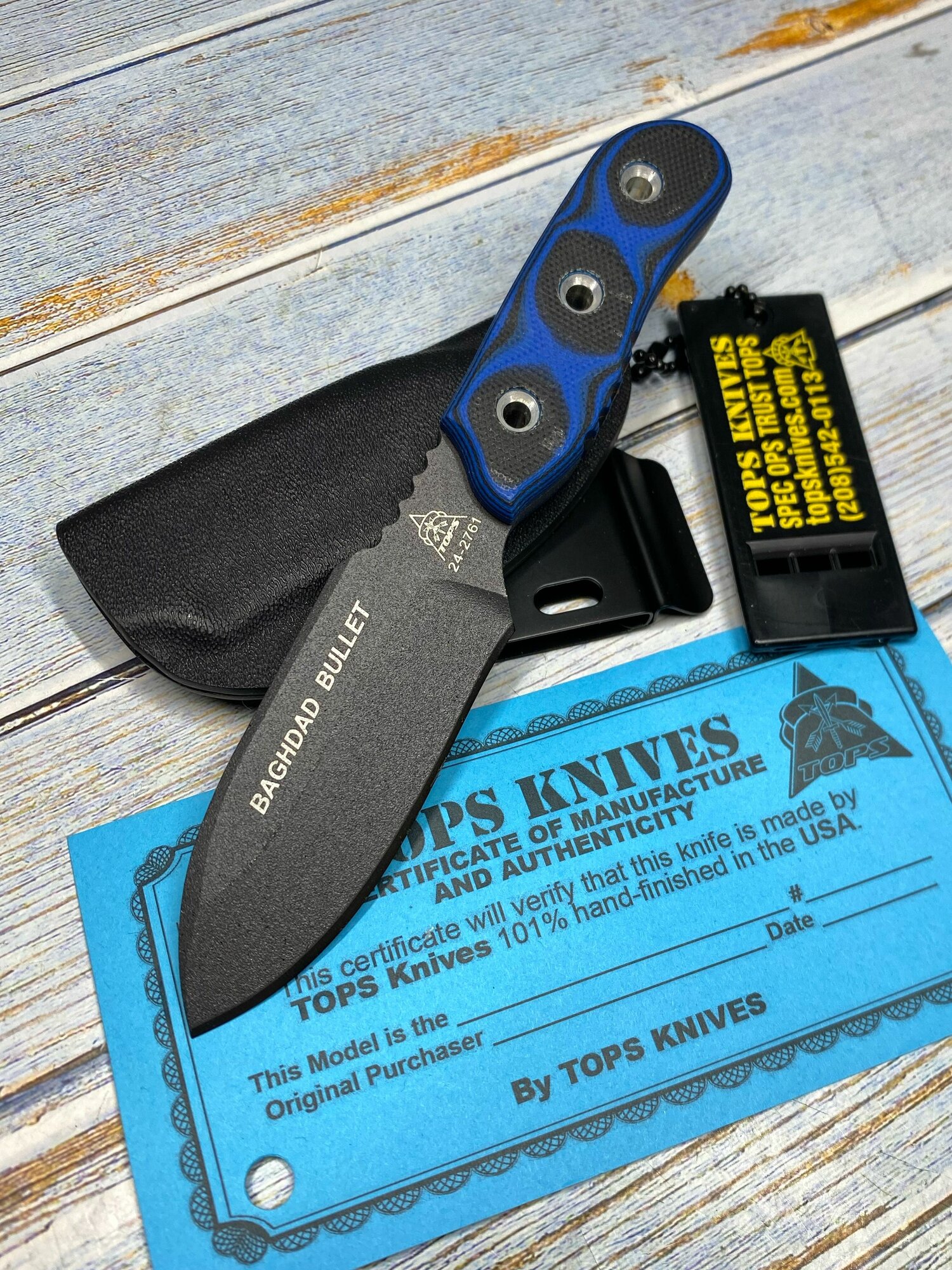 Нож TOPS Knives Baghdad Bullet, BAGD-03