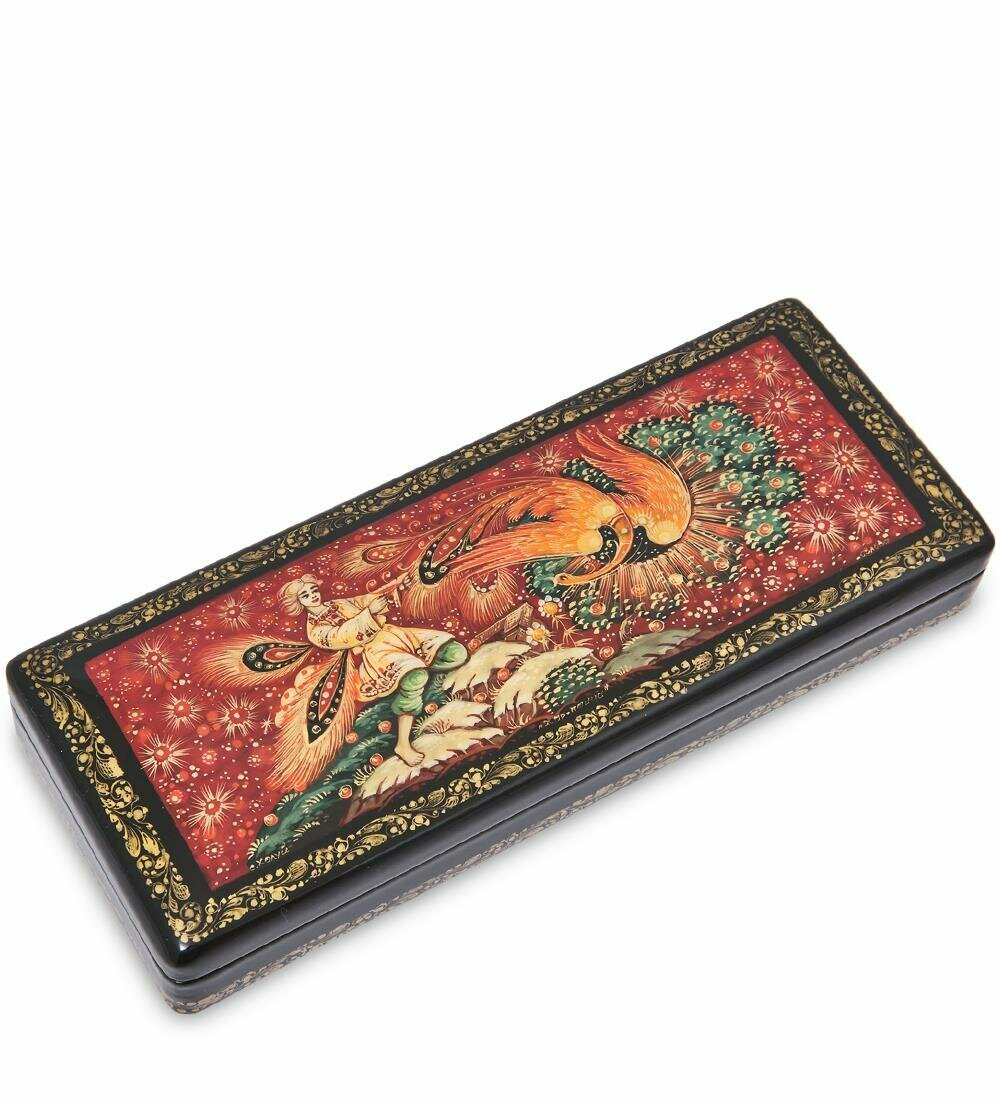 Шкатулка Жар-птица исп. Орлова A2075495 Народные промыслы, Папье-маше