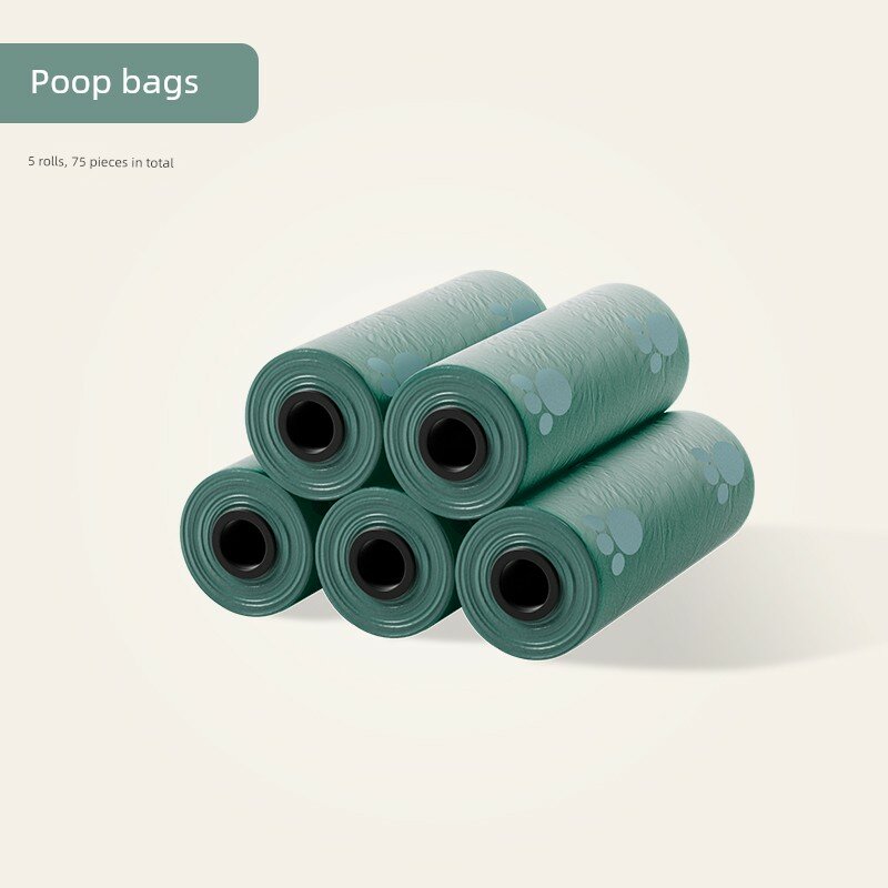 Диспенсер для пакетов для собачьих отходов для использования на улице, утолщенный портативный контейнер для хранения