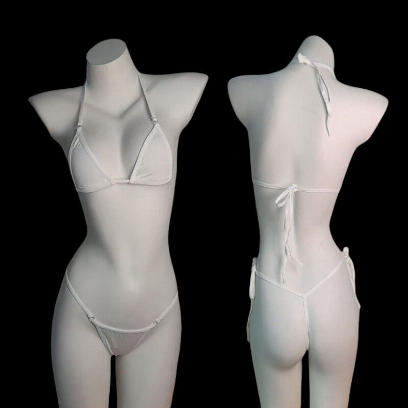 Сексуальный кружевной боди с открытой промежностью, прозрачным дизайном, обнажающим грудь и состоящий из трех частей. 2