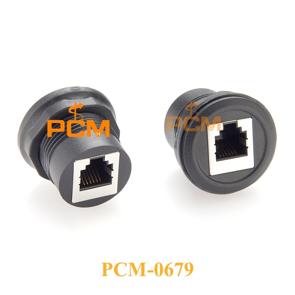 Адаптер для крепления на приборную панель RJ12 6P6C CAT3, круглый соединитель для крепления на панели для POS-терминалов и низкоскоростной передачи данных, 1 шт.