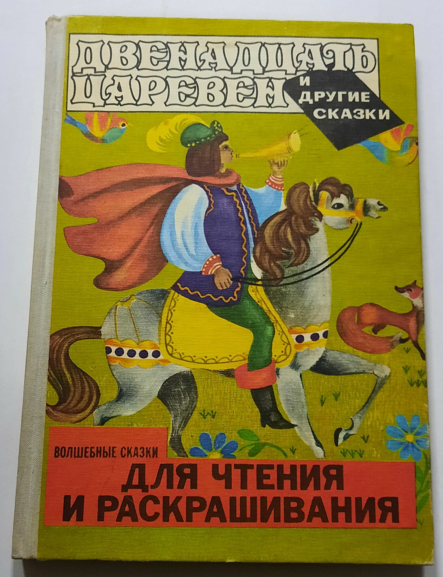 Двенадцать царевен и другие сказки. Волшебные сказки для чтения и раскрашивания.