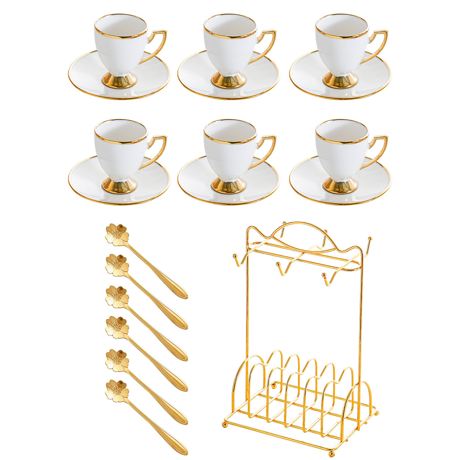 Эспрессо чашка для дома, мини-латте чашка, изысканная керамическая чайная чашка, простой керамический набор кофейной чашки и блюдца