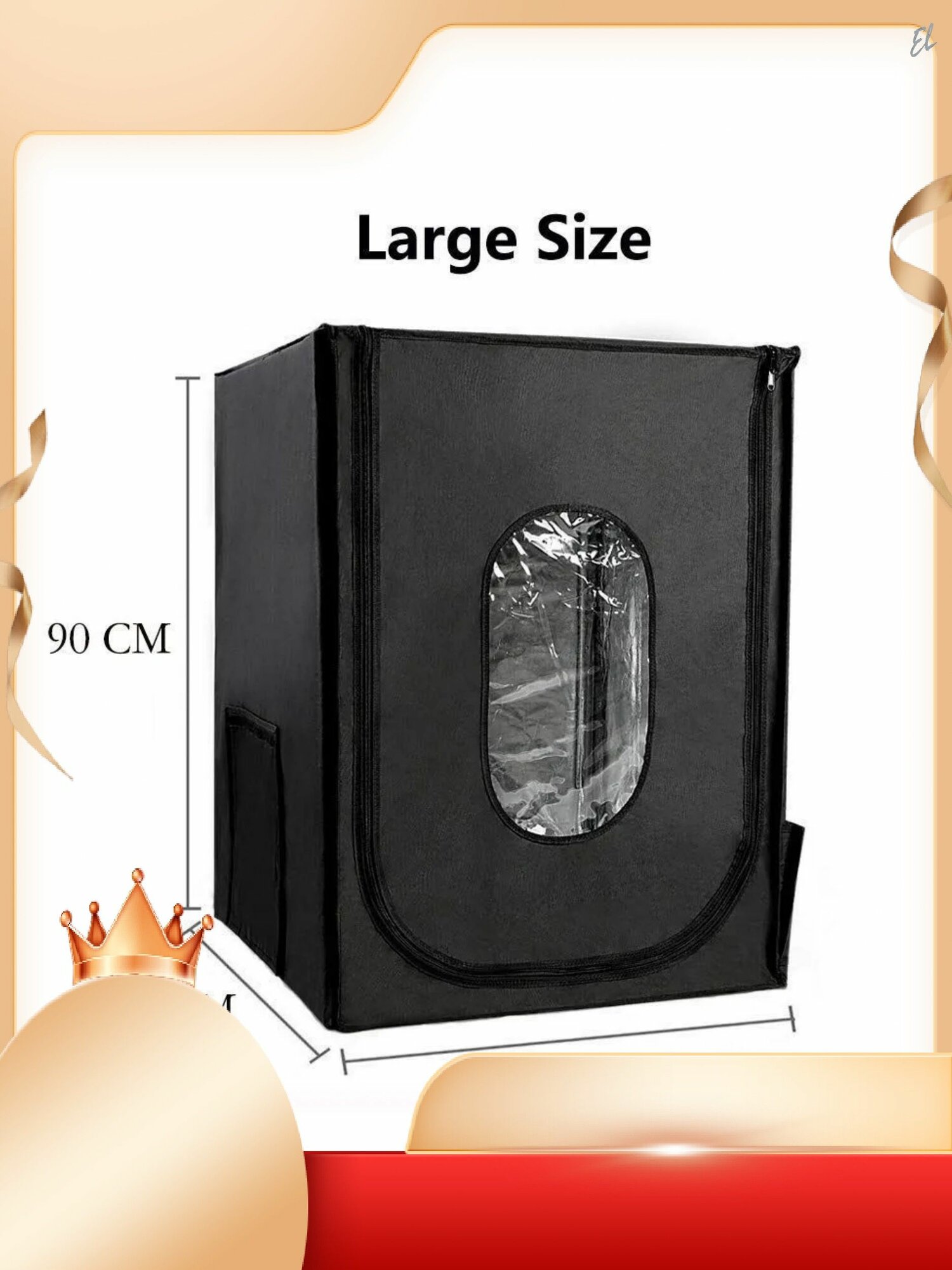 Эксклюзивный всепогодный чехол для 3D принтеров Creality 90x75x70 см, обеспечивающий надежную защиту от пыли, огнестойкость и сохранение стабильной температуры в холодное время года