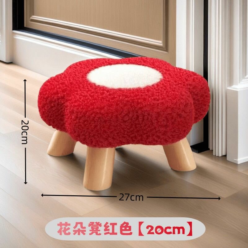 Цветочный табурет для дома, низкий табурет, интернет-знаменитость, гостиная, кофейный столик, диван, детский маленький табурет, милый табурет для обуви в спальне