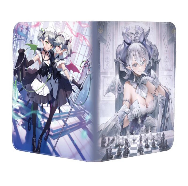 9 карманов аниме карточки альбомы папка с молнией для 360 карт боковые карманы для торговых карт игры TCG