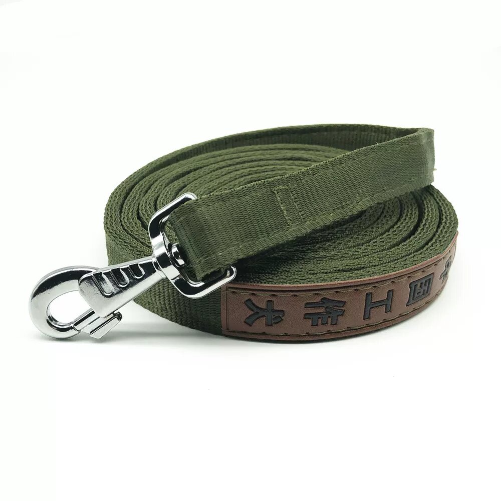 Поводок для рабочих собак, для малиновского овчарки, немецкой овчарки, золотистого ретривера, большой поводок для